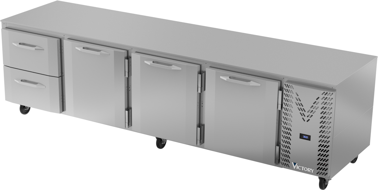 VURD119HC-2 | 119" Undercounter Refrigerator | Victory Refrigeration