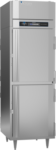 RS-1D-S1-PT-HD-HC | Ultraspec Half Solid Door Pass-Thru Refrigerator ...
