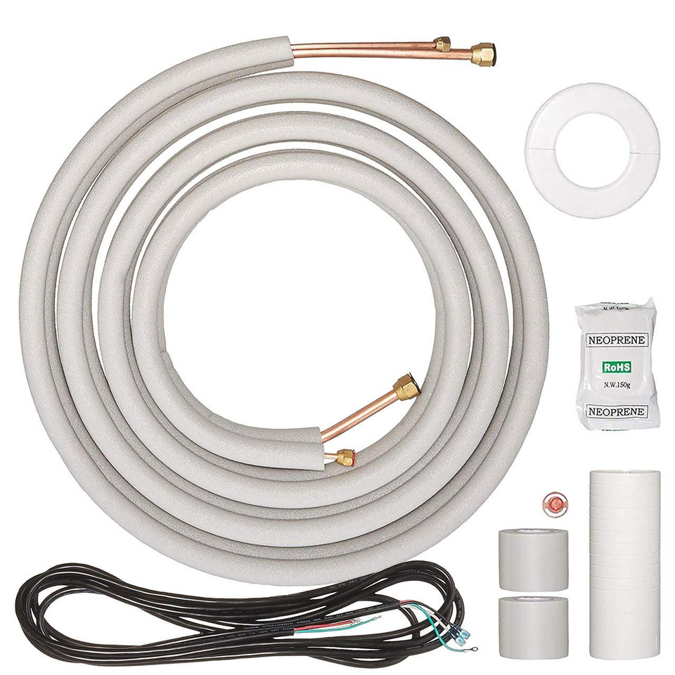 16 Ft. Insulated Line Set - 1/4'' and 3/8"Senville
