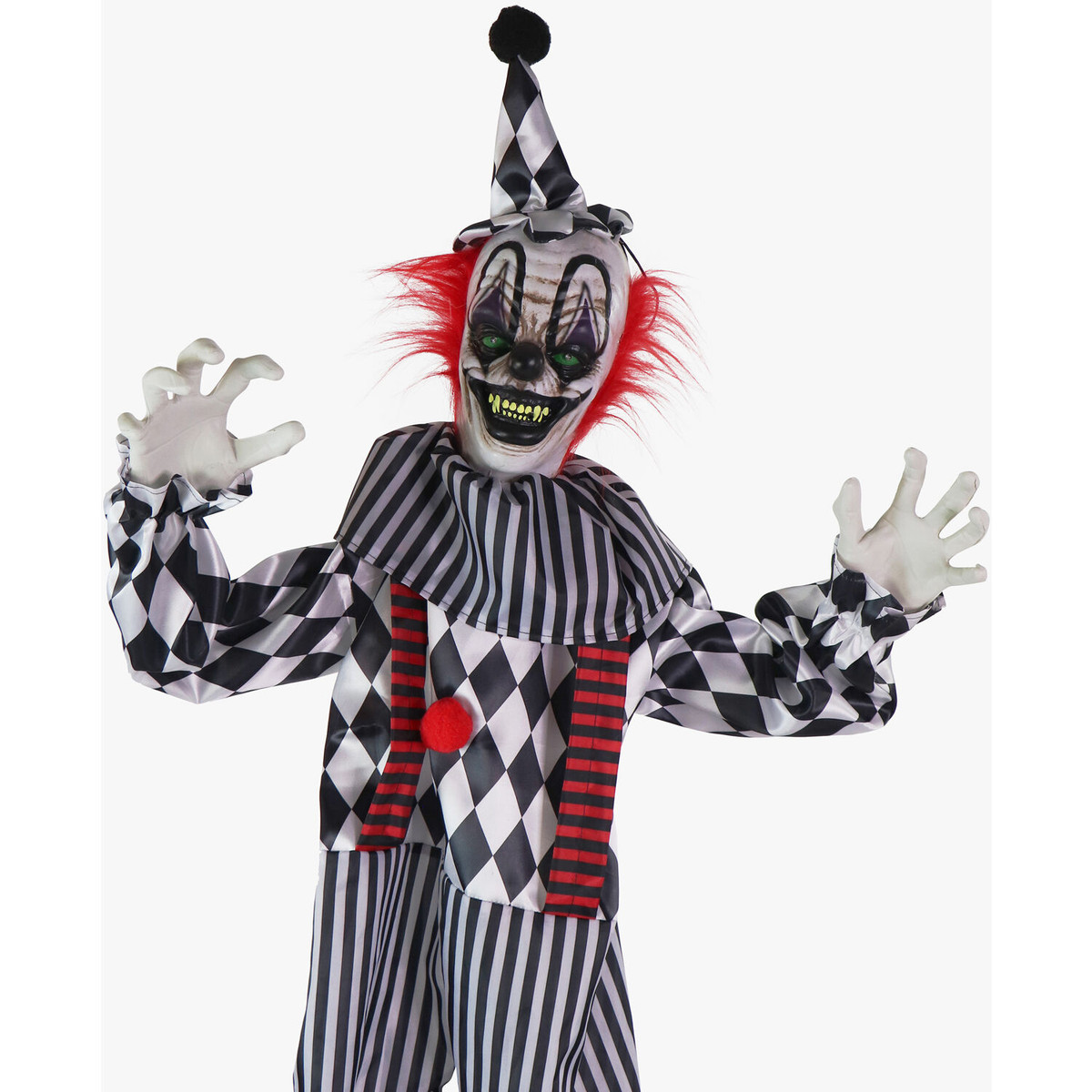 Haunted Hill Farm Animatronic Talking Clown on a Stage with Movement ...