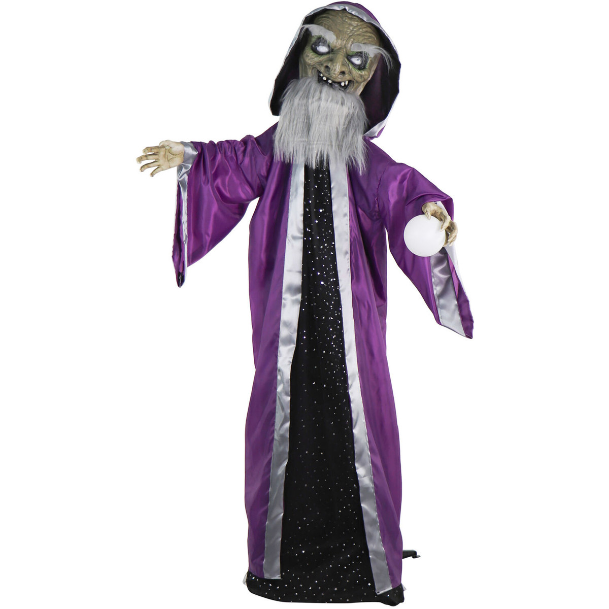 Haunted Hill Farm The Great Zoltan Animatronic Talking Wizard with ...