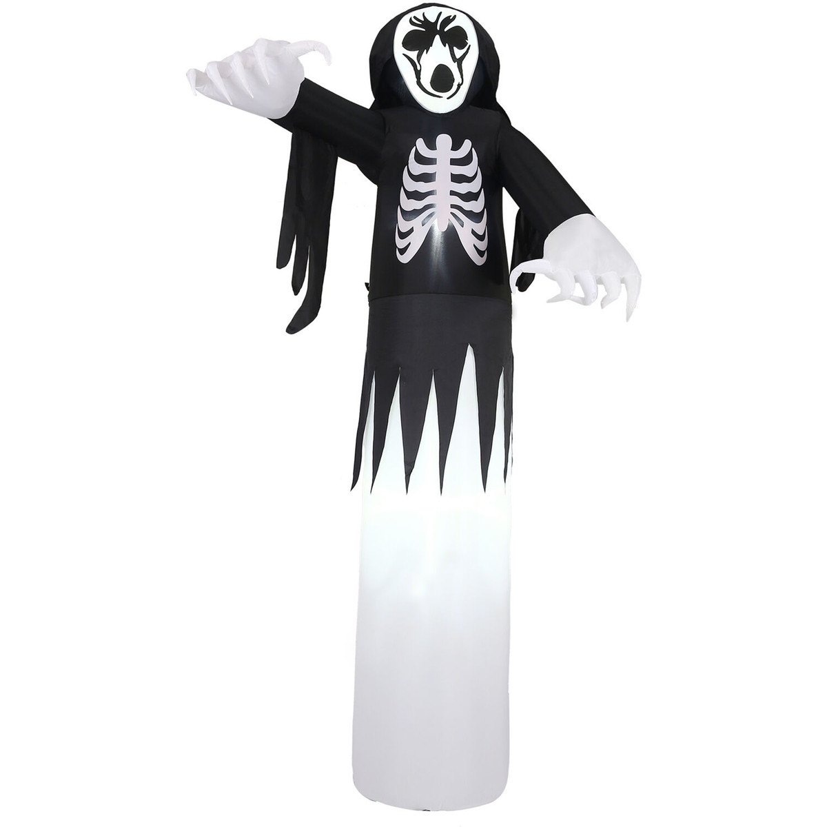 Haunted Hill Farm 20-Ft. Tall Pre-lit Inflatable Ghost Reaper