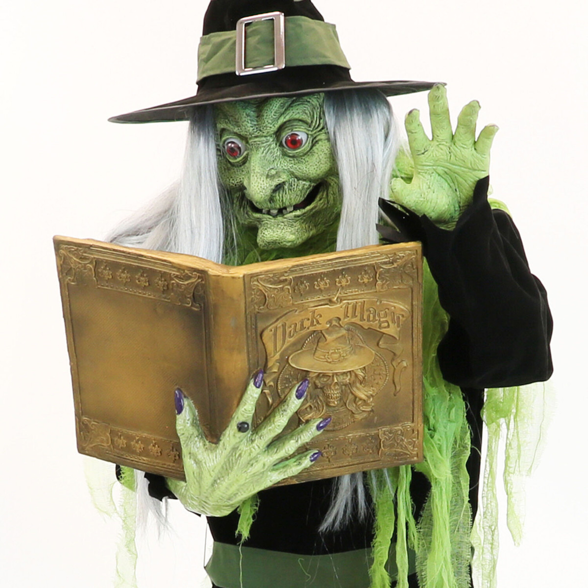 Haunted Hill Farm 6-Ft. Tall Motion-Activated Enchantress Witch by SVI ...
