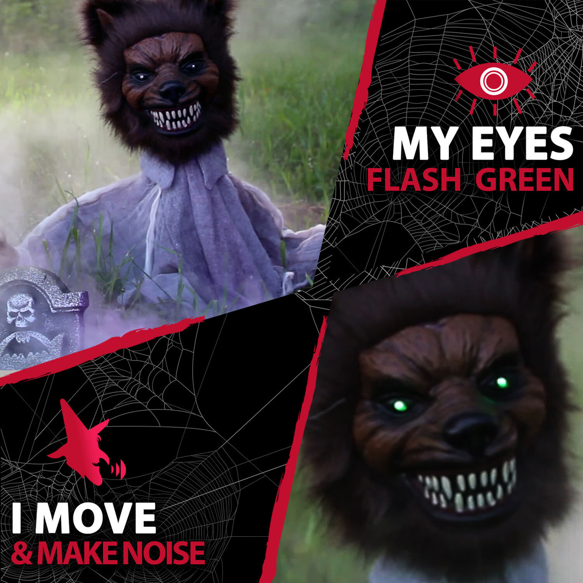Animatronic Halloween Decorations From Fraser Hill Farm