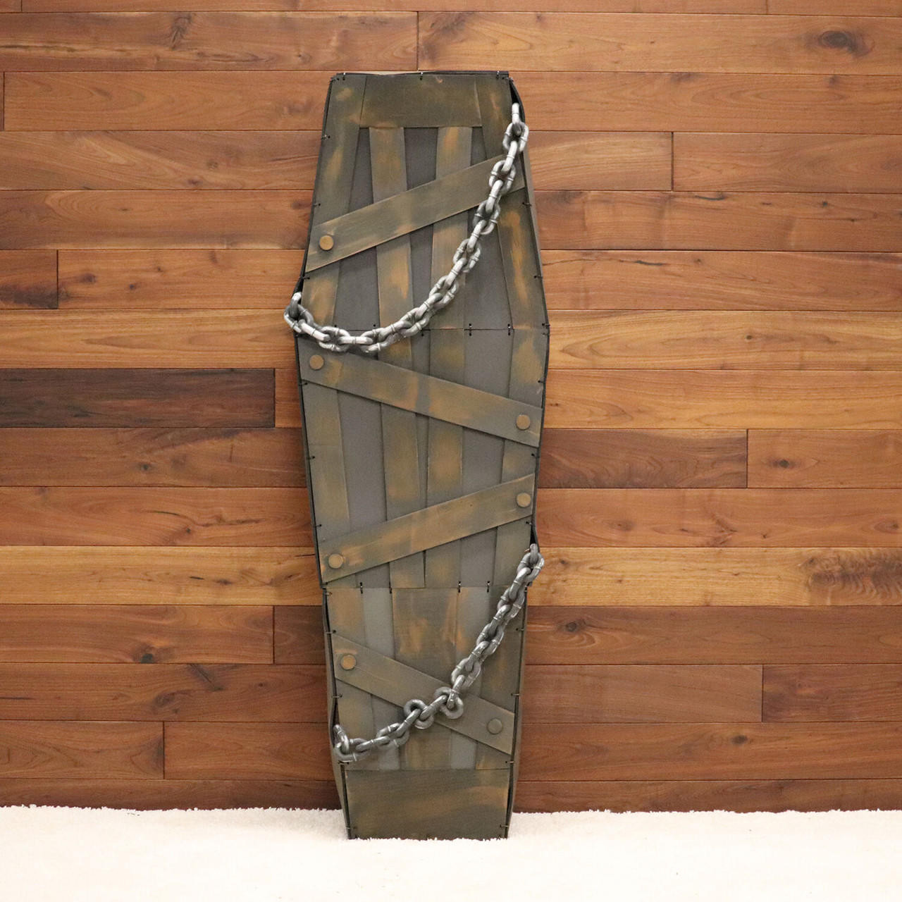 Haunted Hill Farm 5-ft. Animated, Shaking Coffin, Indoor Halloween ...