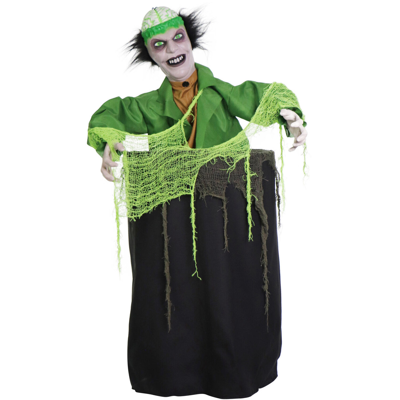 Haunted Hill Farm Dr. Ooze the Animatronic Thrashing Zombie in a Barrel ...