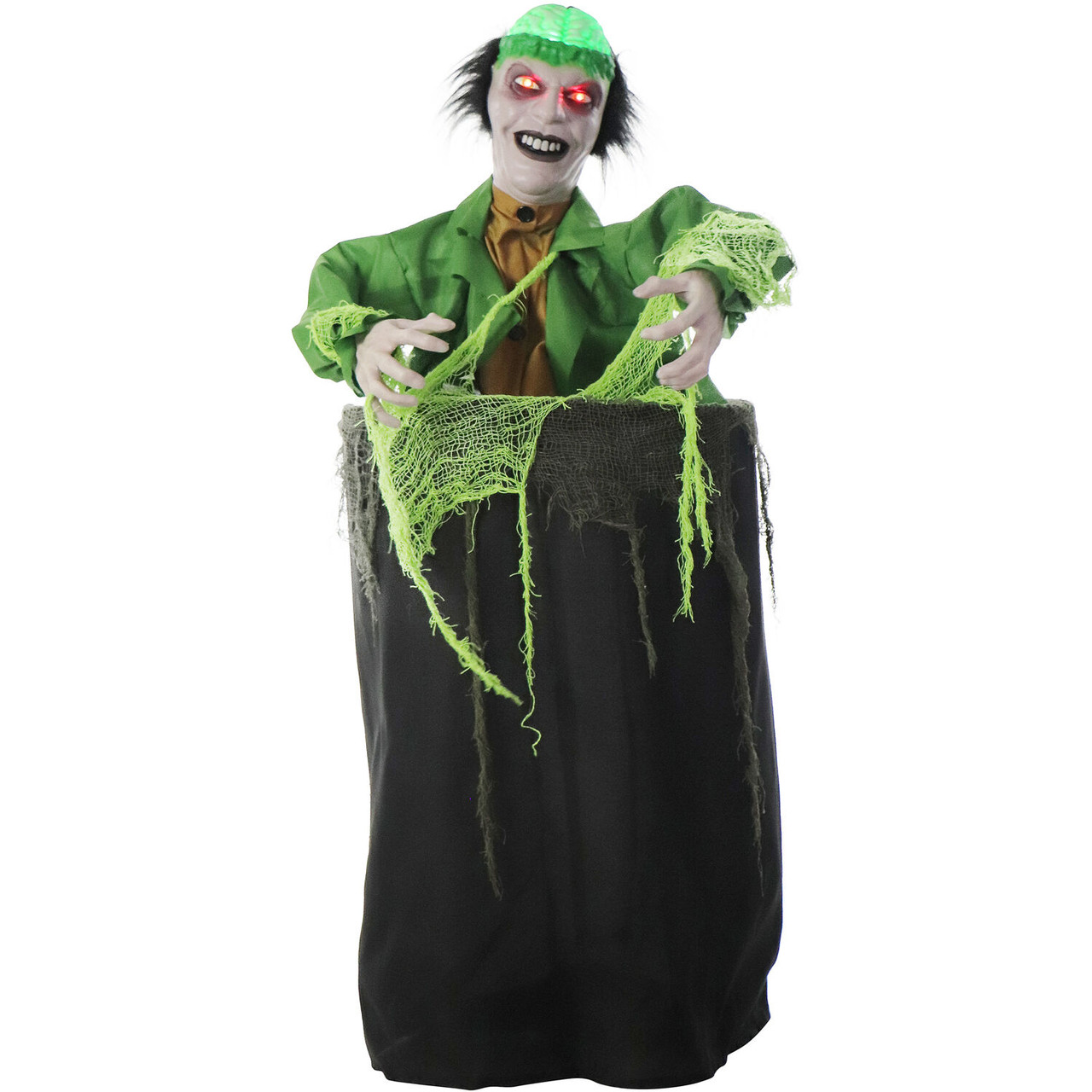 Haunted Hill Farm Dr. Ooze the Animatronic Thrashing Zombie in a Barrel ...