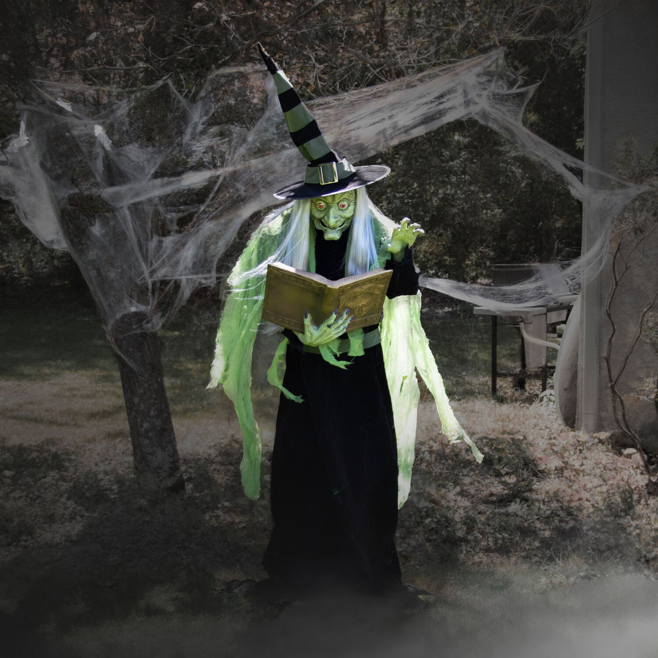 Haunted Hill Farm 6-Ft. Tall Motion-Activated Enchantress Witch by SVI ...