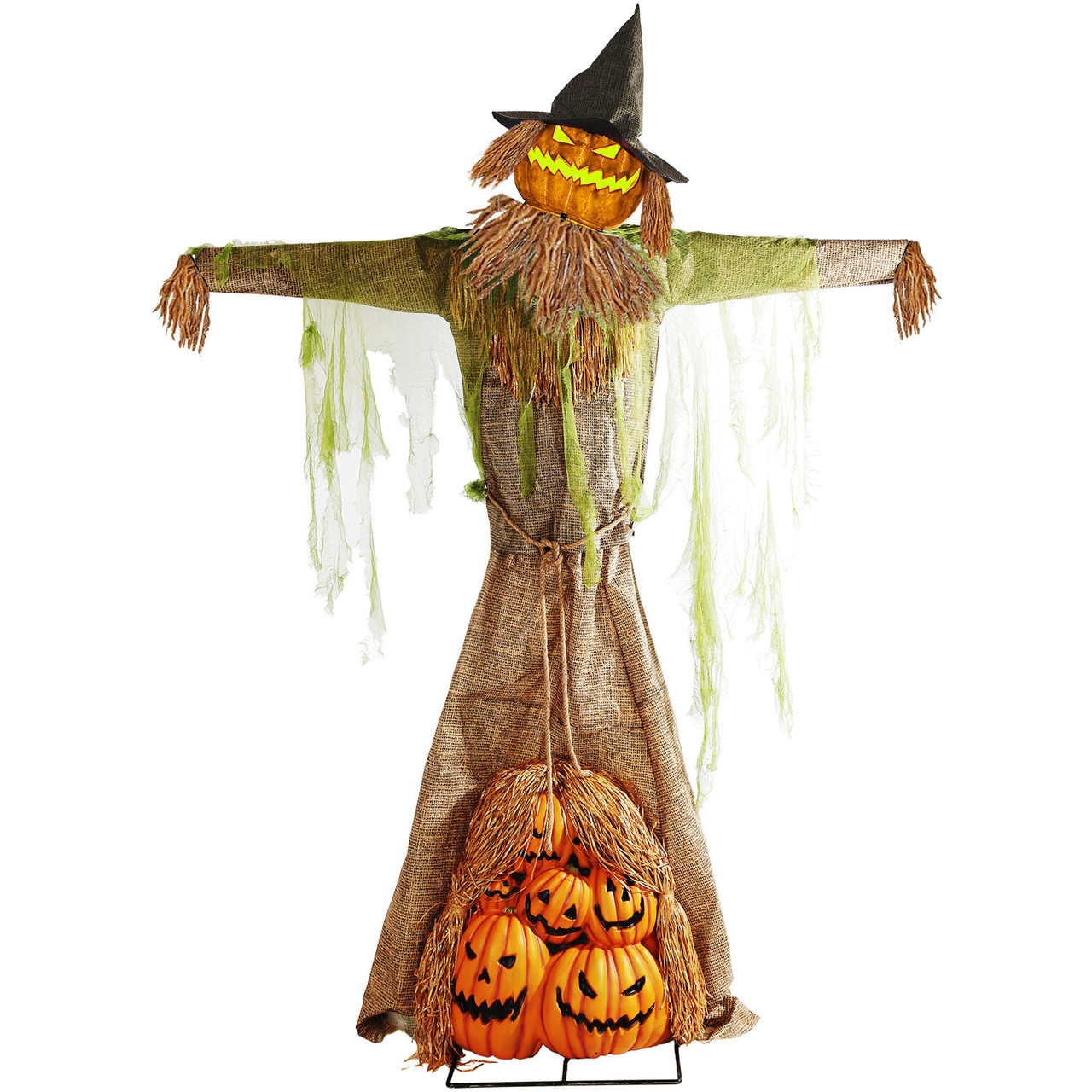 Haunted Hill Farm 7.5-Ft. Tall Motion Activated Hayride Hellion by SVI ...