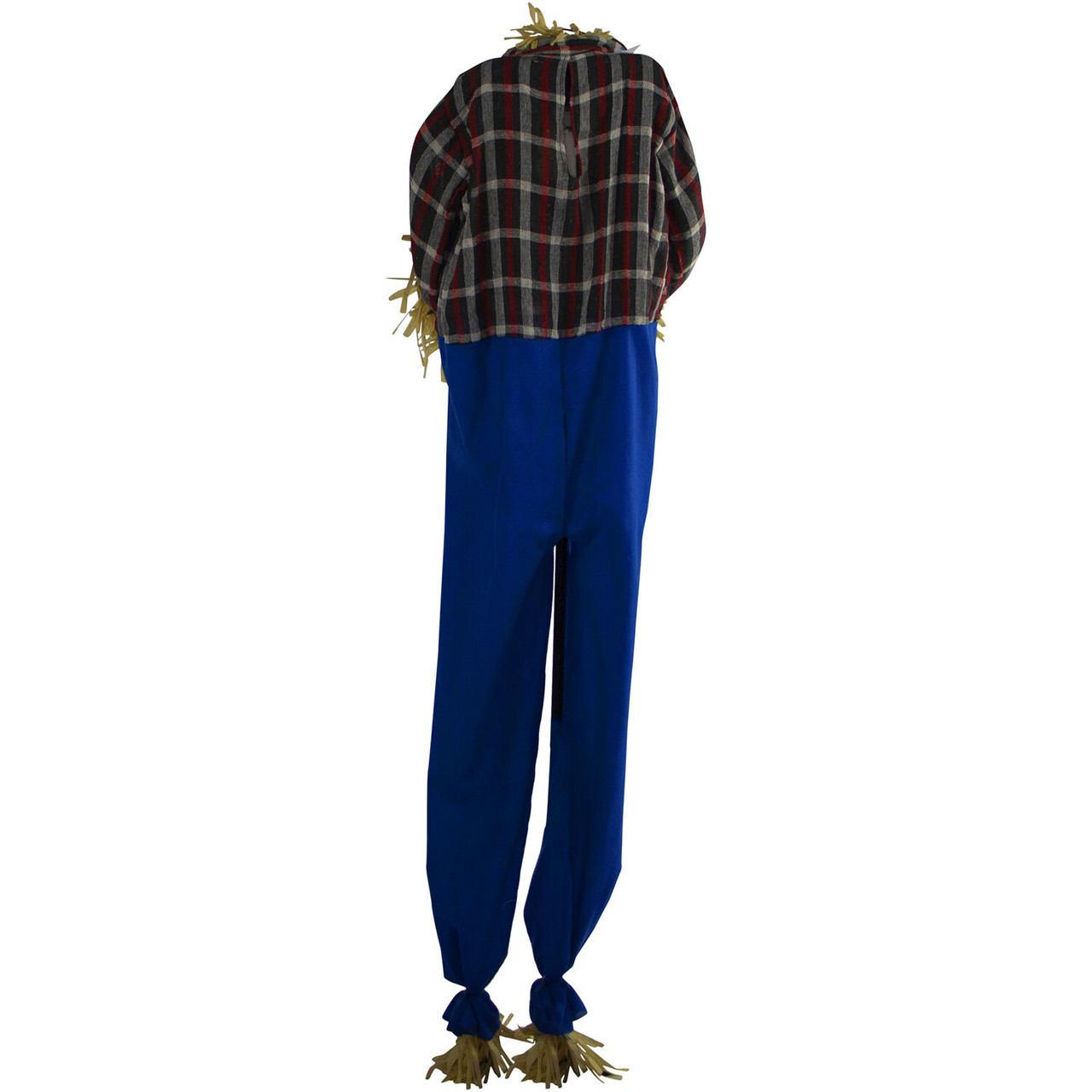 Haunted Hill Farm 57-In. Crow the Animated Headless Scarecrow, Indoor ...