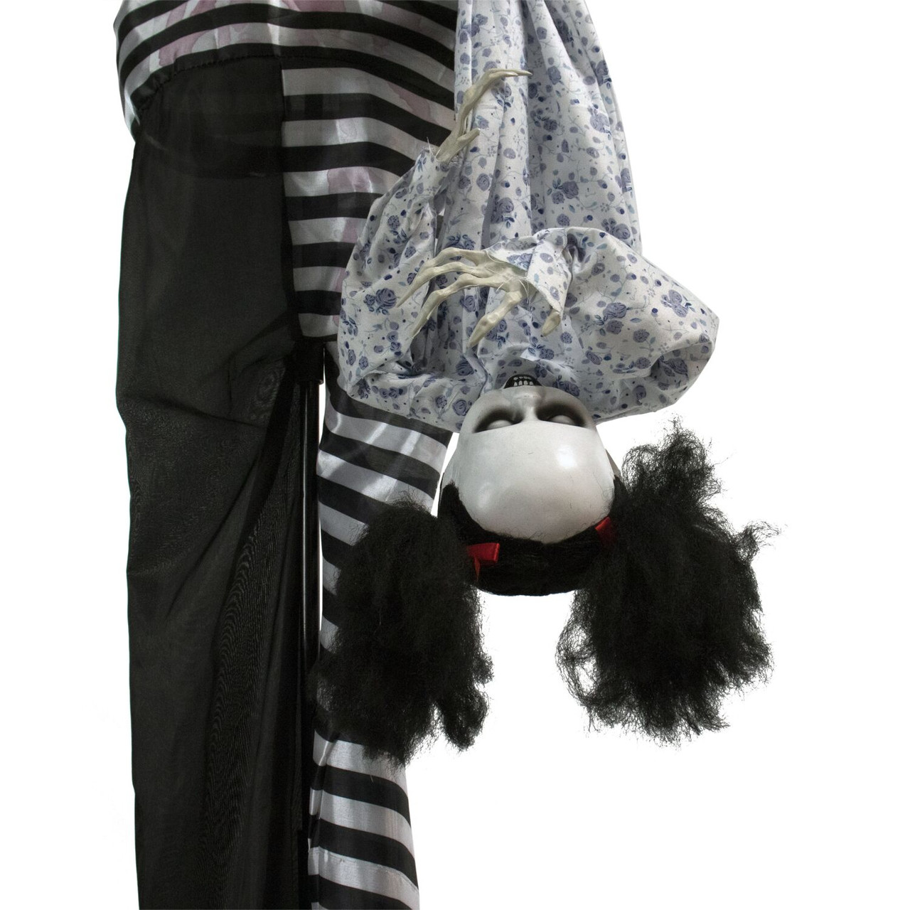 Haunted Hill Farm Life-Size Animatronic Talking Clown with Doll with ...