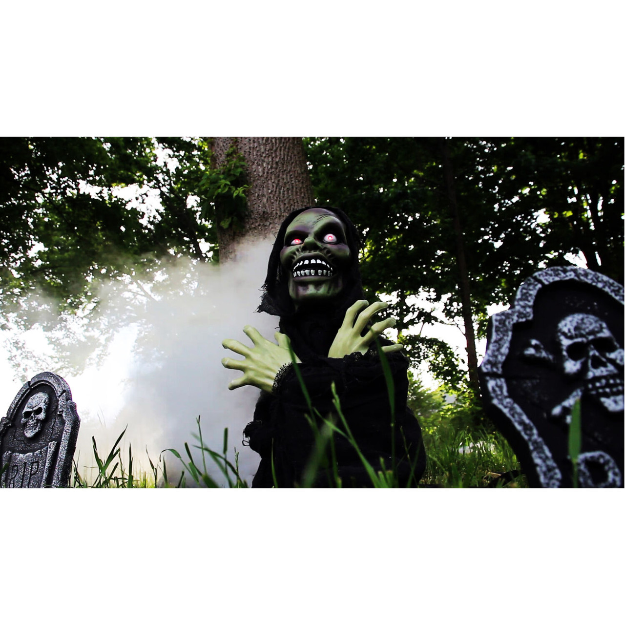 Haunted Hill Farm Animatronic Groundbreaker Ghoul with Lights and Sound ...