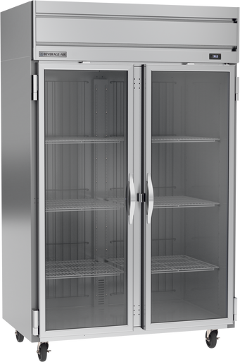HR2HC-1G | Horizon Top Mount Glass Double Door Reach-In Refrigerator ...