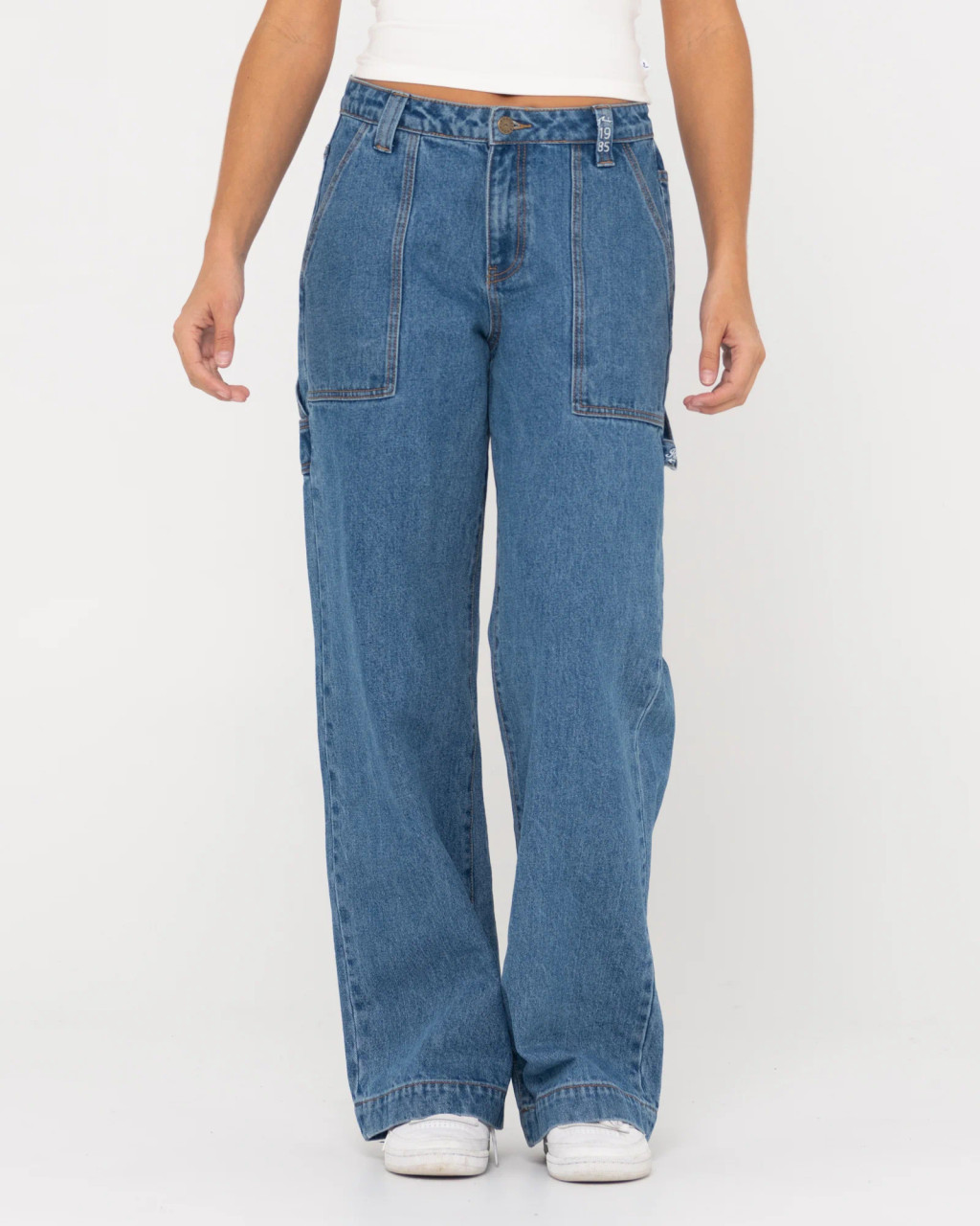 Flip Mommy Low Rise Wide Leg Denim Pant - EVE Lithgow