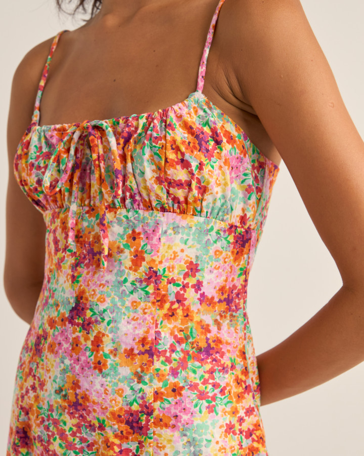 SIERRA FLORAL MINI DRESS - EVE Lithgow