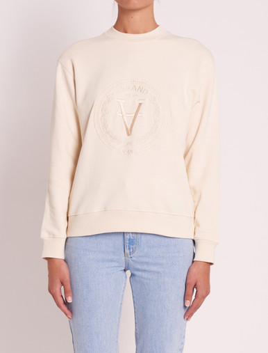 A 90S SWEAT COLLEGIATE CREST - EVE Lithgow