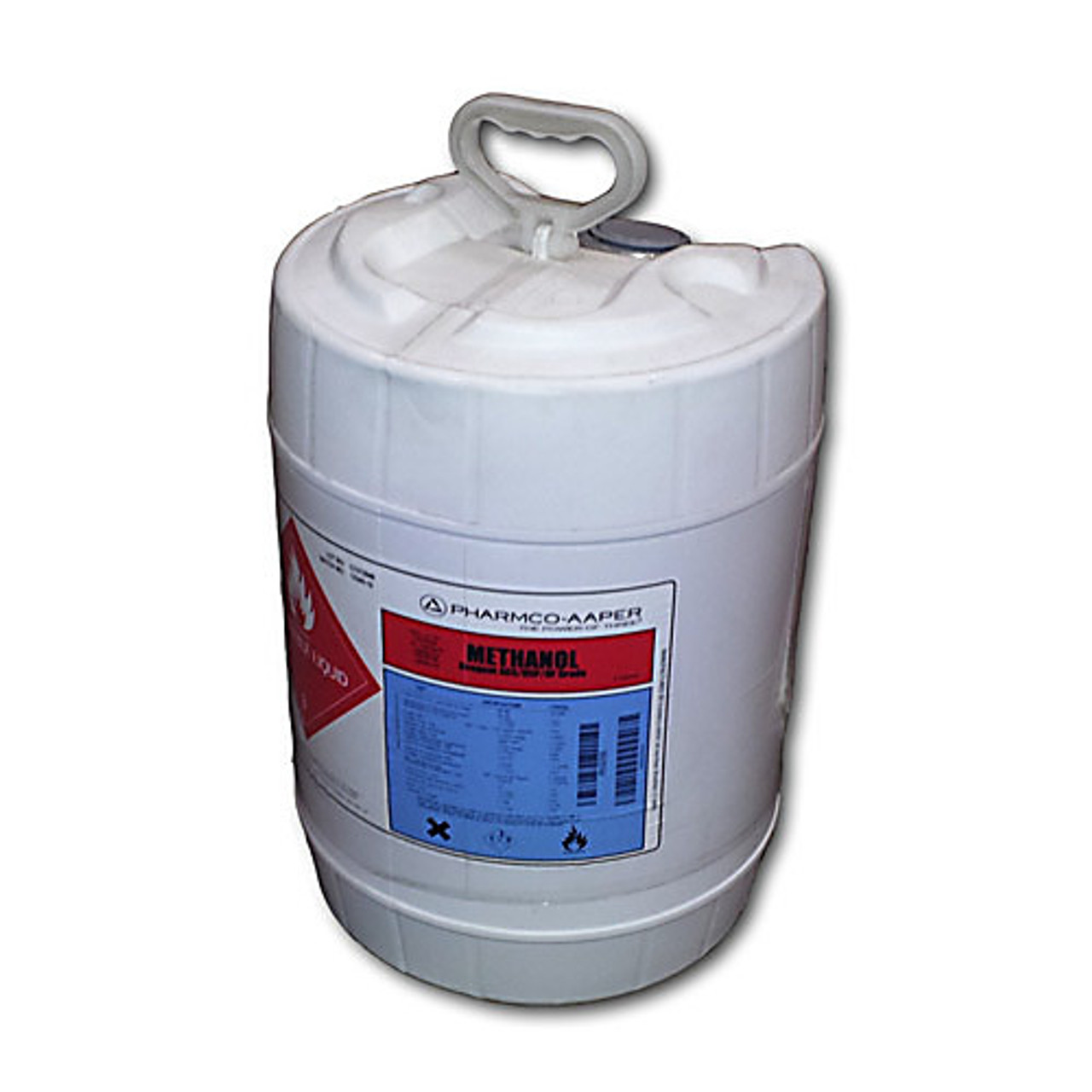 Methanol Absolute Pharmco Acs Grade 5 Gallon Plastic Pail Methanol Absolute Pharmco Acs Grade 5 Gallon Plastic Pail