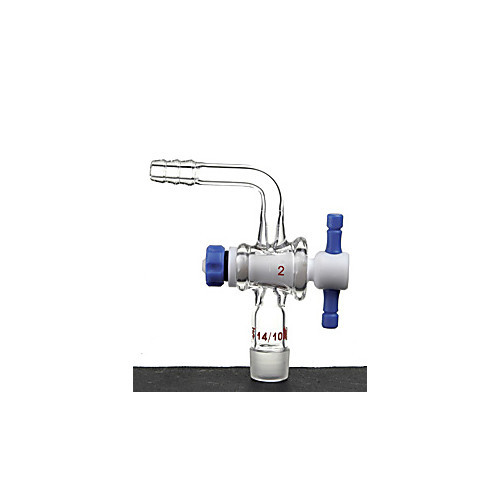 Vacuum Adapter Microscale Ptfe Stopcock Synthware Joint: 14/10 Stopcock ...