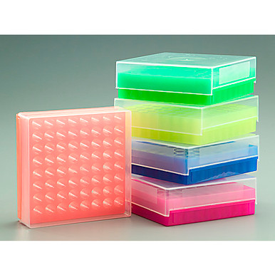 64 Place Flipper Rack With Clear Lid Clear