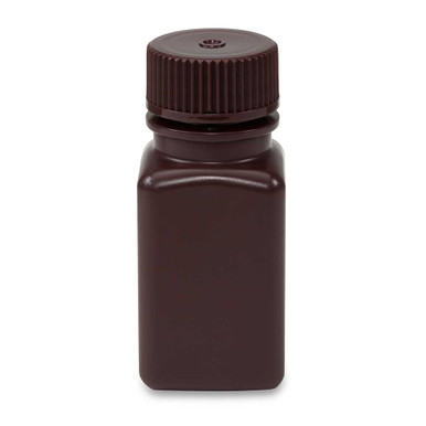 Bottle Wide Mouth Square Hdpe Attached Pp Screw Cap 250Ml 12/Pack