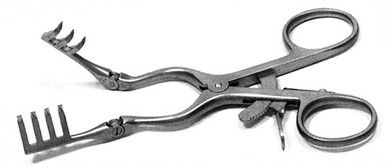 Weitlaner Beckmann Retractor 3X4 Sharp 5 5"