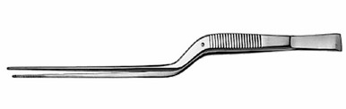 Cushing Thumb Forceps Bayonet Scraper End Dressing Forceps Serrated ...
