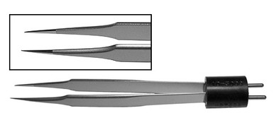 Jeweler S Bipolar Forceps Straight Width: 0 4 Length: 4