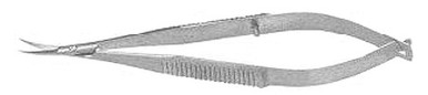 Iris Micro Dissecting Scissors Curved Length: 4 S1609 1852
