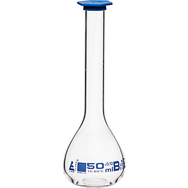 Volumetric Flask 5Ml Astm Class B Tolerance ±0 020Ml Snap Cap White ...