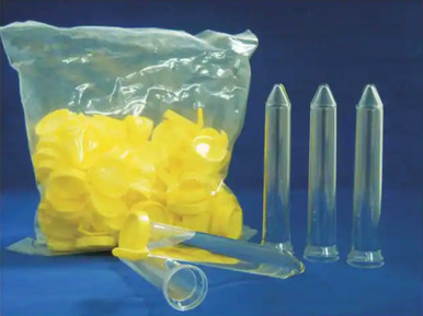 Urine Tube 12Ml Wide Mouth Tube W/ Yellow Snap Caps