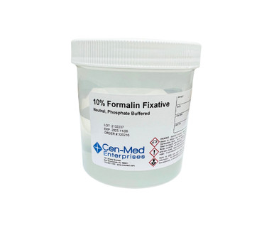 10% Formalin Buffered 16Oz 1/2 Filled Containers