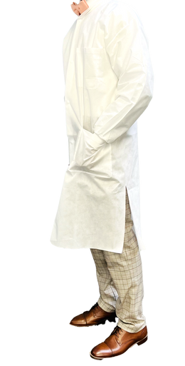 Safe First Lab Coats Xxl Triple Layer White Knee Length