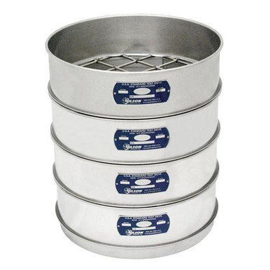 Sieve 12" Stainless Steel Full Height Pan W/Rim