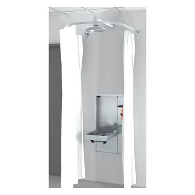 Modesty Curtain For Recessed Laboratory Units