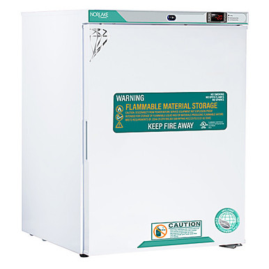 4 Cu Ft Undercounter Flammable Storage Freezer Freestanding Solid Door ...