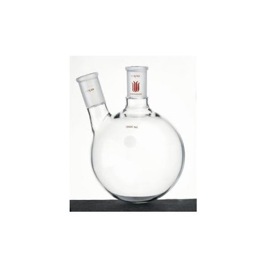 Round Bottom Flask 2 Neck 100 Ml Joints: Side 24/40 Center 24/40