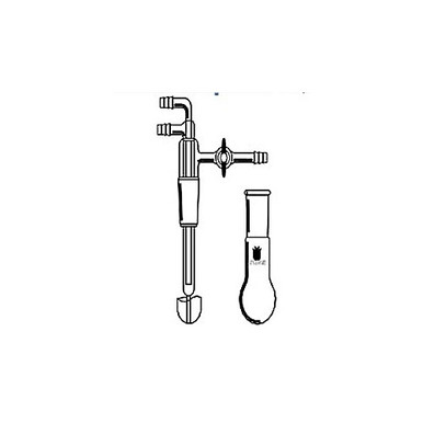 Distillation Head Microscale Joints: 24/40 Hose Connections: 10Mm