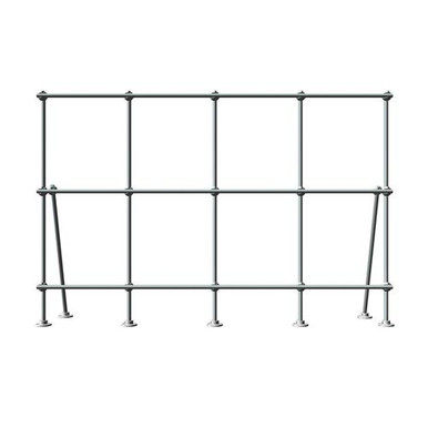 4 Aluminum Table Top Mount Lab Frame Kit Includes (4) 1/2 X
