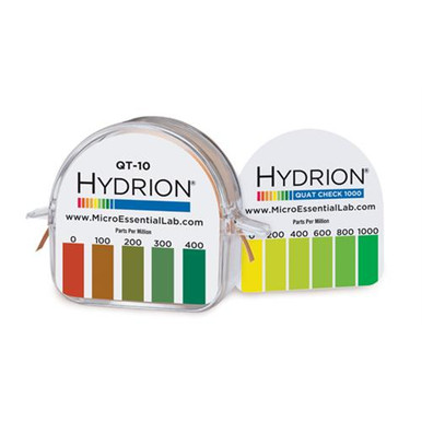 Double Roll Hydrion Quat Check Test Paper 0 1000Ppm