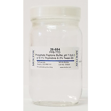 Phosphate Peptone Buffer With 0 3% Lecithin & 2% Tween 80 (P