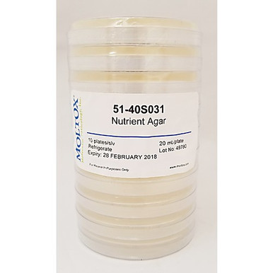 Nutrient Agar Slants 7Ml/Tube 10/Box