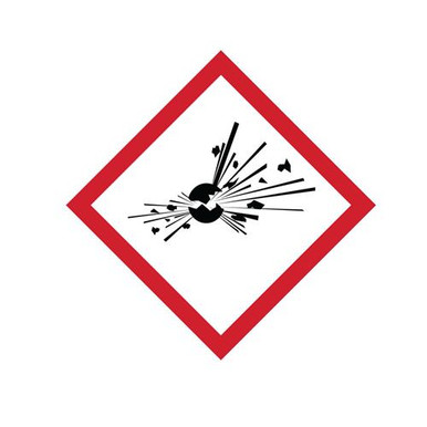 Ghs Label Explosive 2 X 2 Ps Vinyl