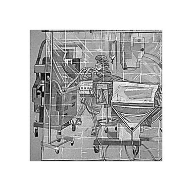 Isolation Drape 125" X 83" Incise Film Adhesive Strip Along Top 5/Bx 4 ...