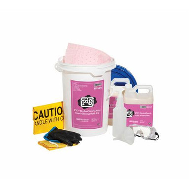 Pigr Hydrofluoric Acid Neutralizing Spill Kit In Bucket