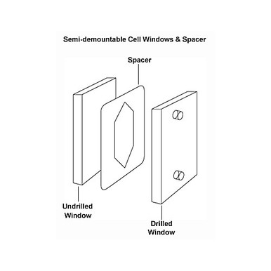 Ptfe Spacers For Semi Demountable Cells Thickness: 0 1Mm Pkg 6