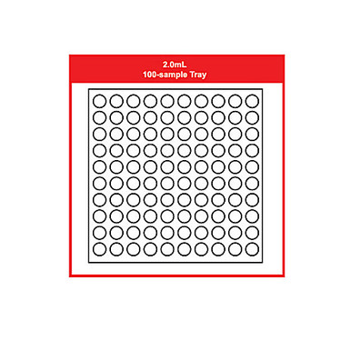100 Position Sample Tray For Lc Autosampler