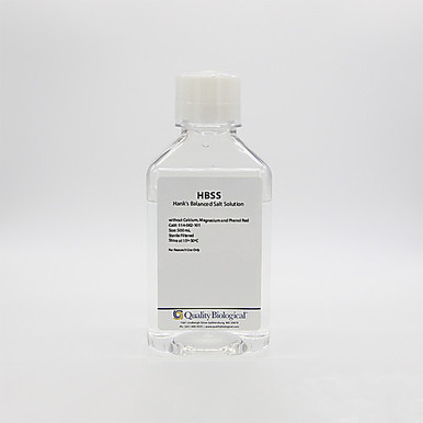 Hanks Balanced Salt Solution (Hbss) W/O Ca Mg & Phenol Red 500Ml