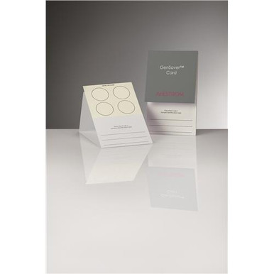 Specimen Collection Card Gensaver Color 4 Spot
