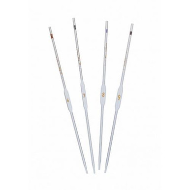 Reusable Volumetric Class A Pipet To Deliver 8Ml Blue
