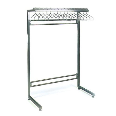 Freestanding Cantilever Gowning Rack Stainless Steel Finish (C08 0384 814)